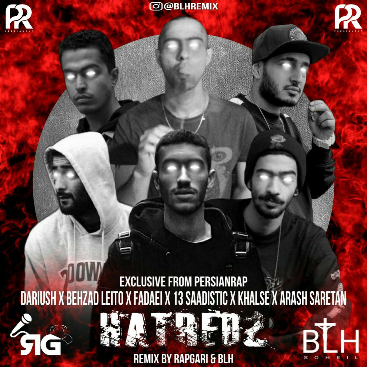 دانلود ریمیکس نفرت 2 (hatred2) از BLH - IR RAAP