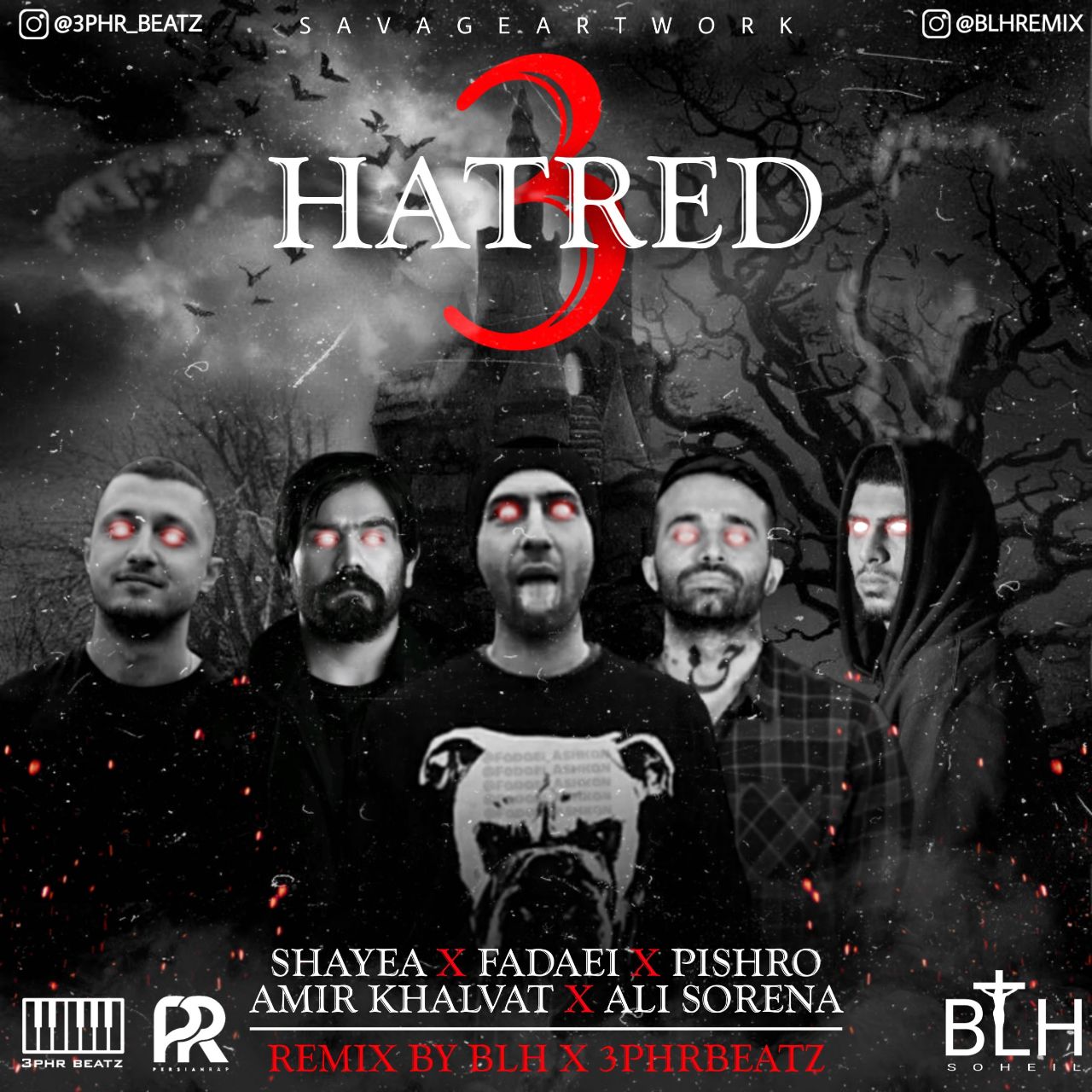 دانلود ریمیکس نفرت 3 (Hatred 3 ) از BLH - IR RAAP